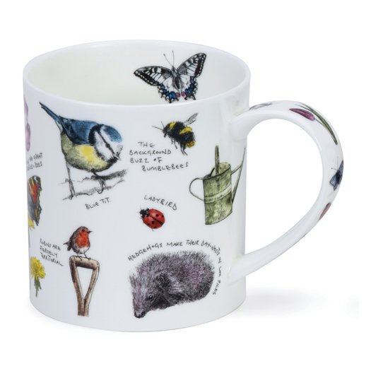 Dunoon fine bone China beker Orkney COUNTRY NOTEBOOK Garden animals ...